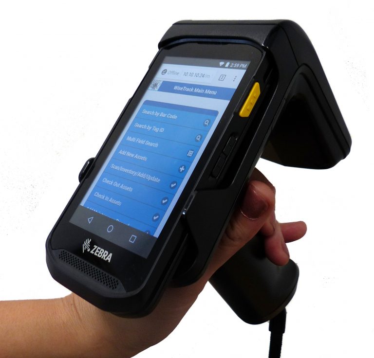 Zebra TC20 and RFID Sled - Asset Tracking Software | WiseTrack