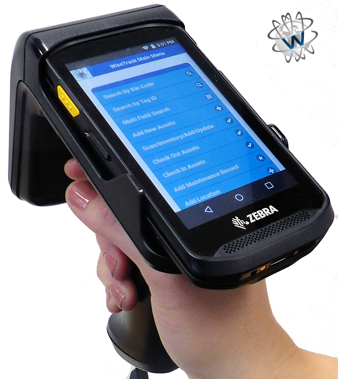 Zebra TC20 with RFID Sled - Asset Tracking Software | WiseTrack Zebra TC20 with RFID Sled - Asset Tracking Software | WiseTrack